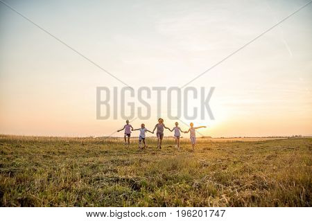 Mother Four Kids Image & Photo (Free Trial) | Bigstock