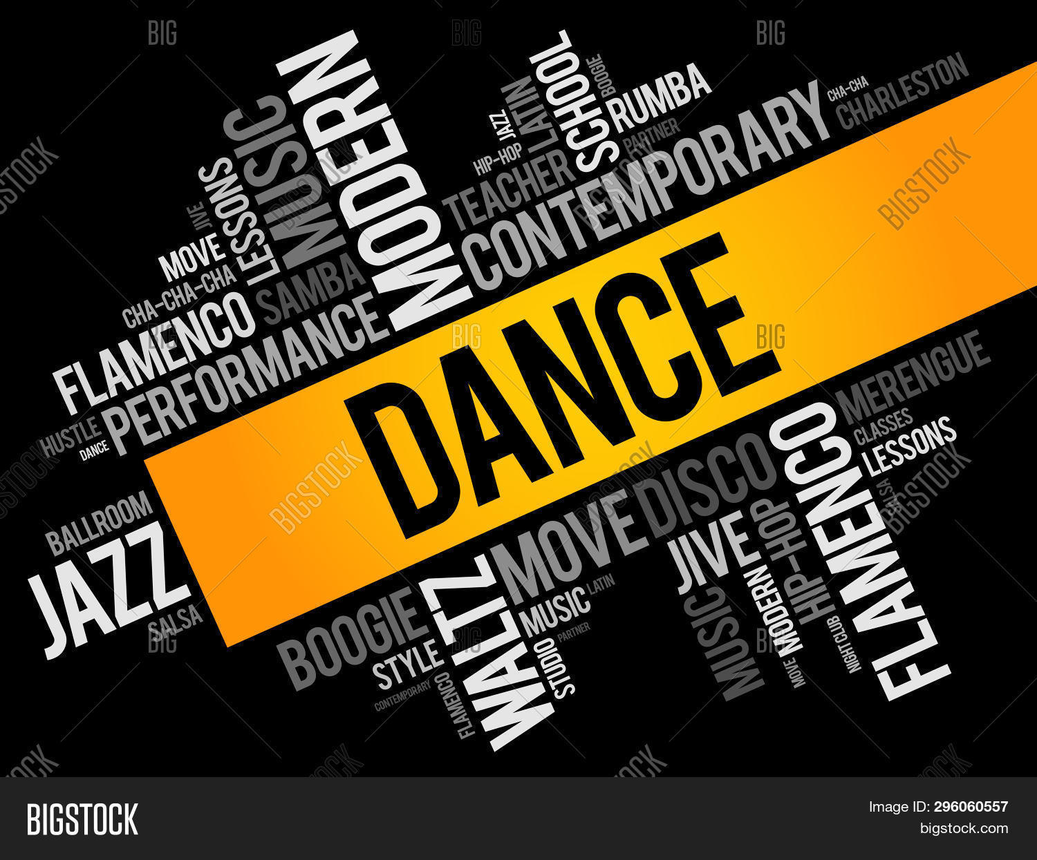 Dance - Word Cloud Image &amp; Photo (Free Trial) | Bigstock