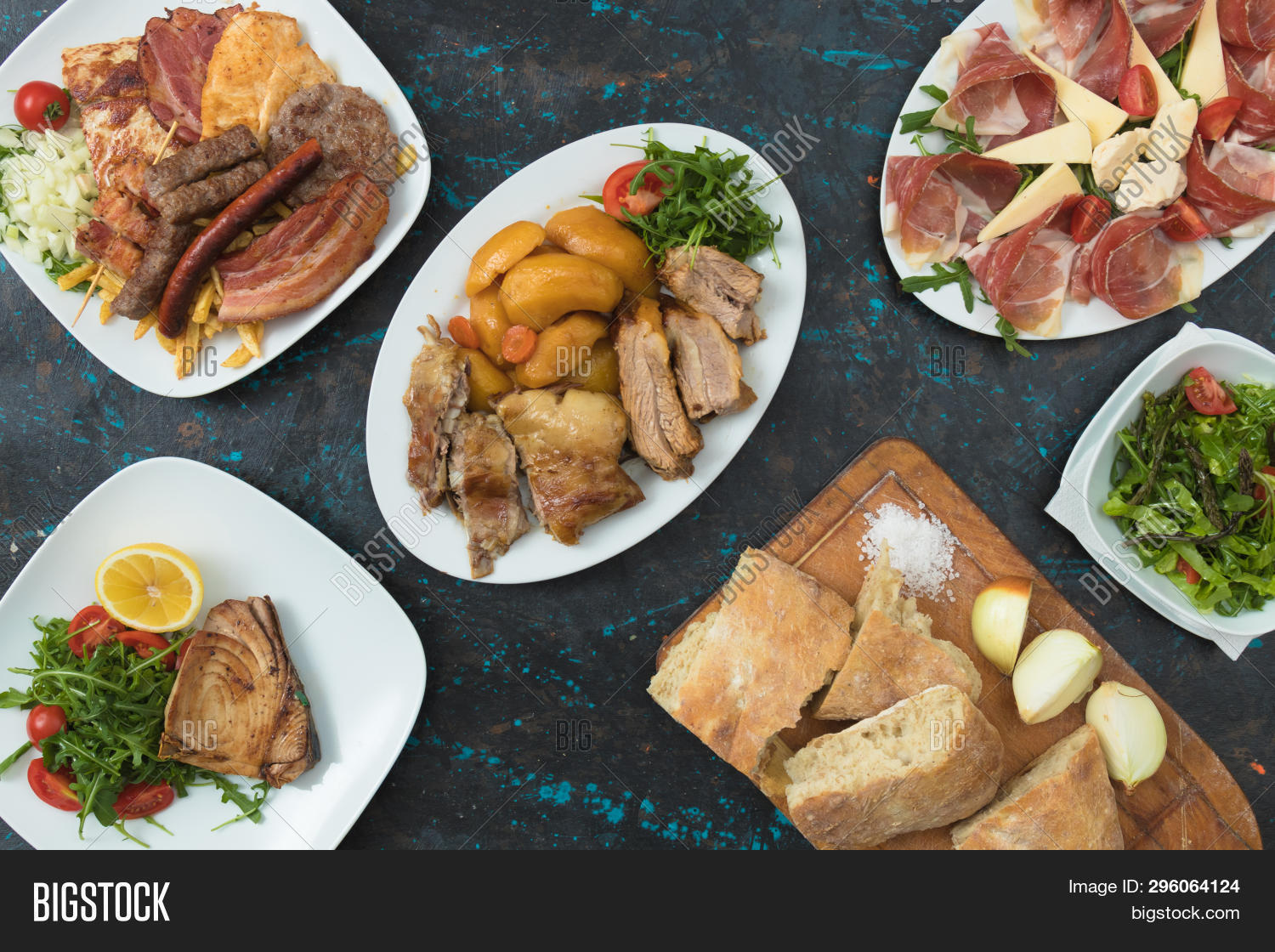 Mixed Plates Food Image & Photo (Free Trial) | Bigstock