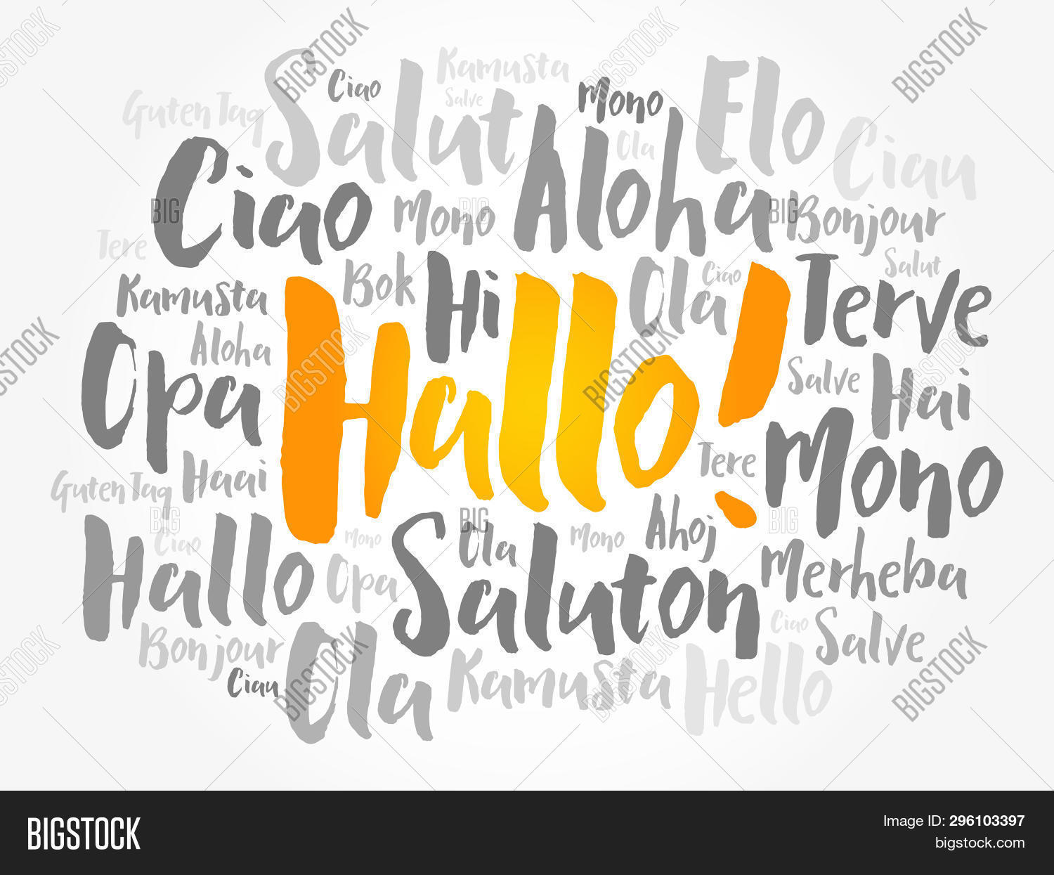 Hallo (hello Greeting Image & Photo (Free Trial) | Bigstock