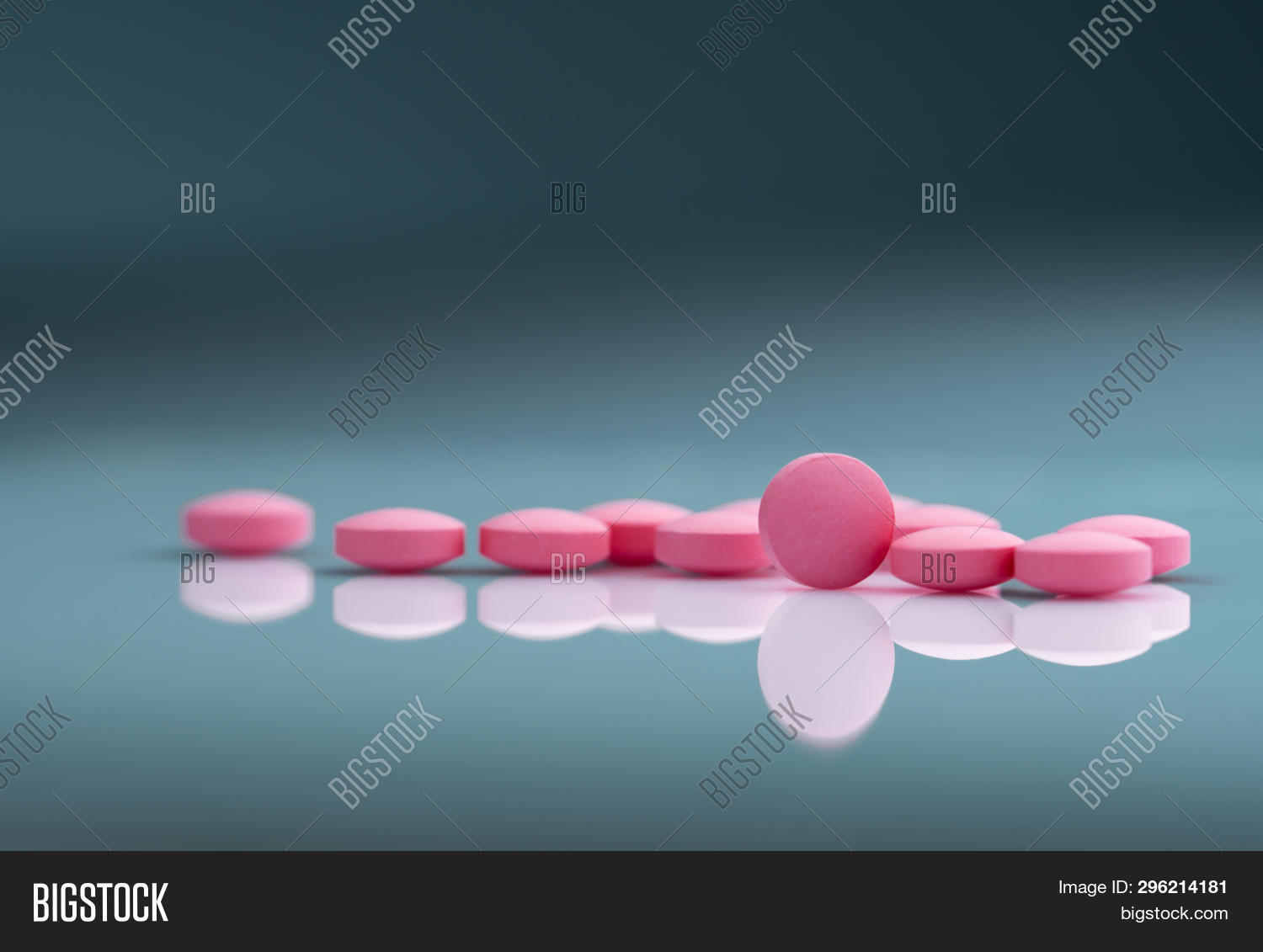 Round Pink Tablets Image & Photo (Free Trial) | Bigstock