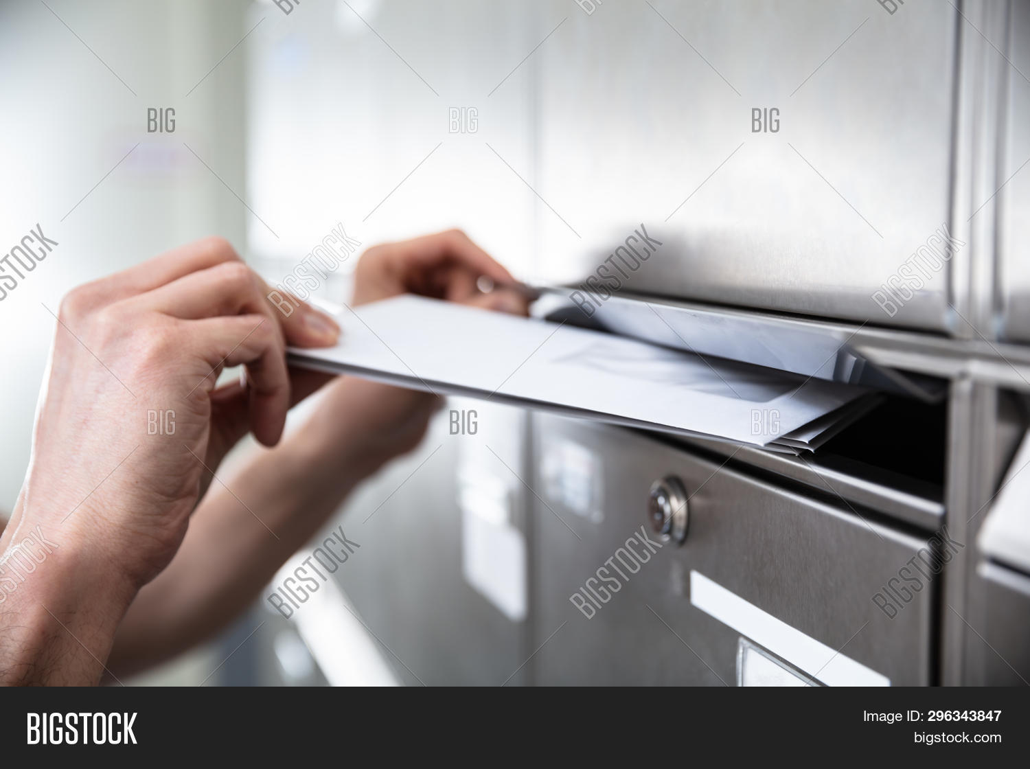 Human's Hand Inserting Image & Photo (Free Trial) | Bigstock