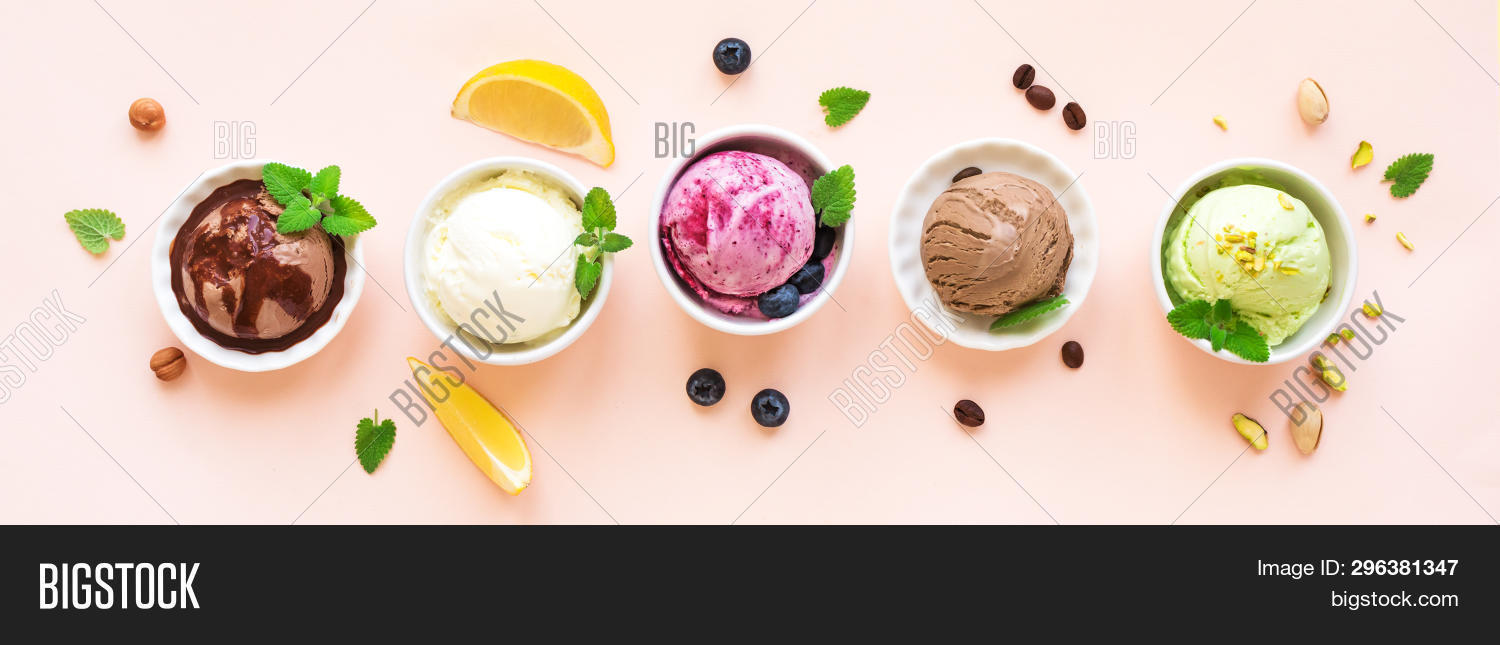Ice Cream Assortment Image & Photo (Free Trial) | Bigstock