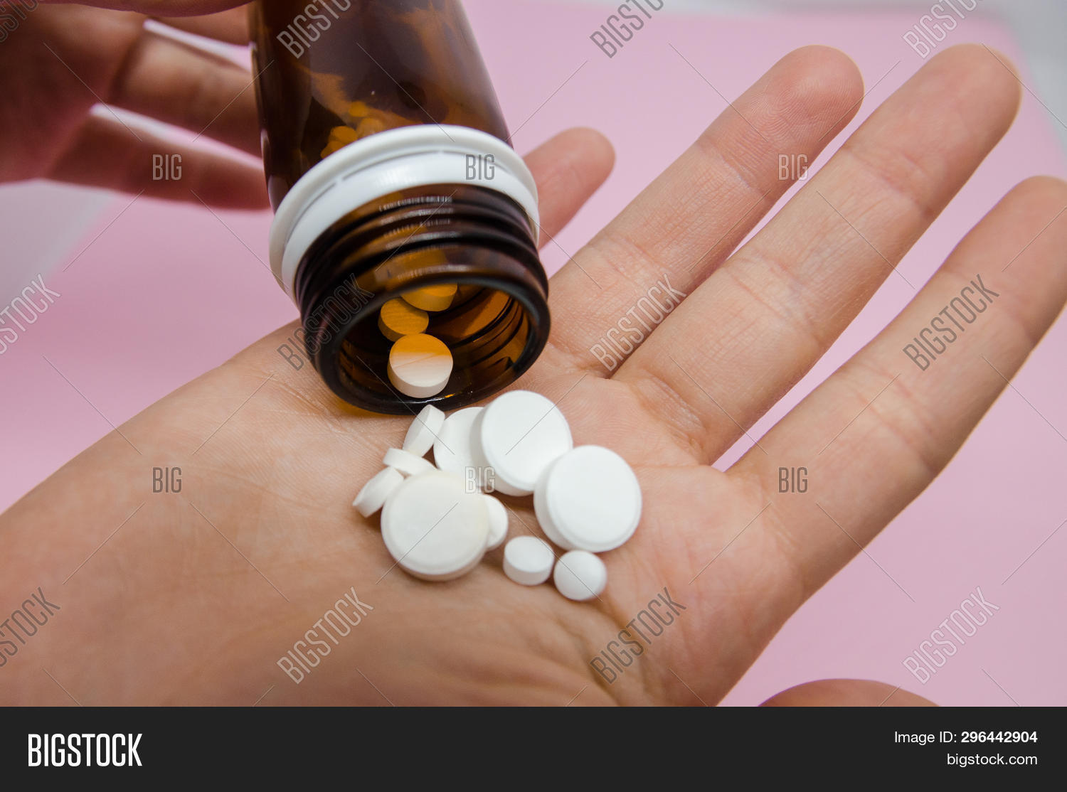 Medical Pills Spilling Image & Photo (Free Trial) | Bigstock