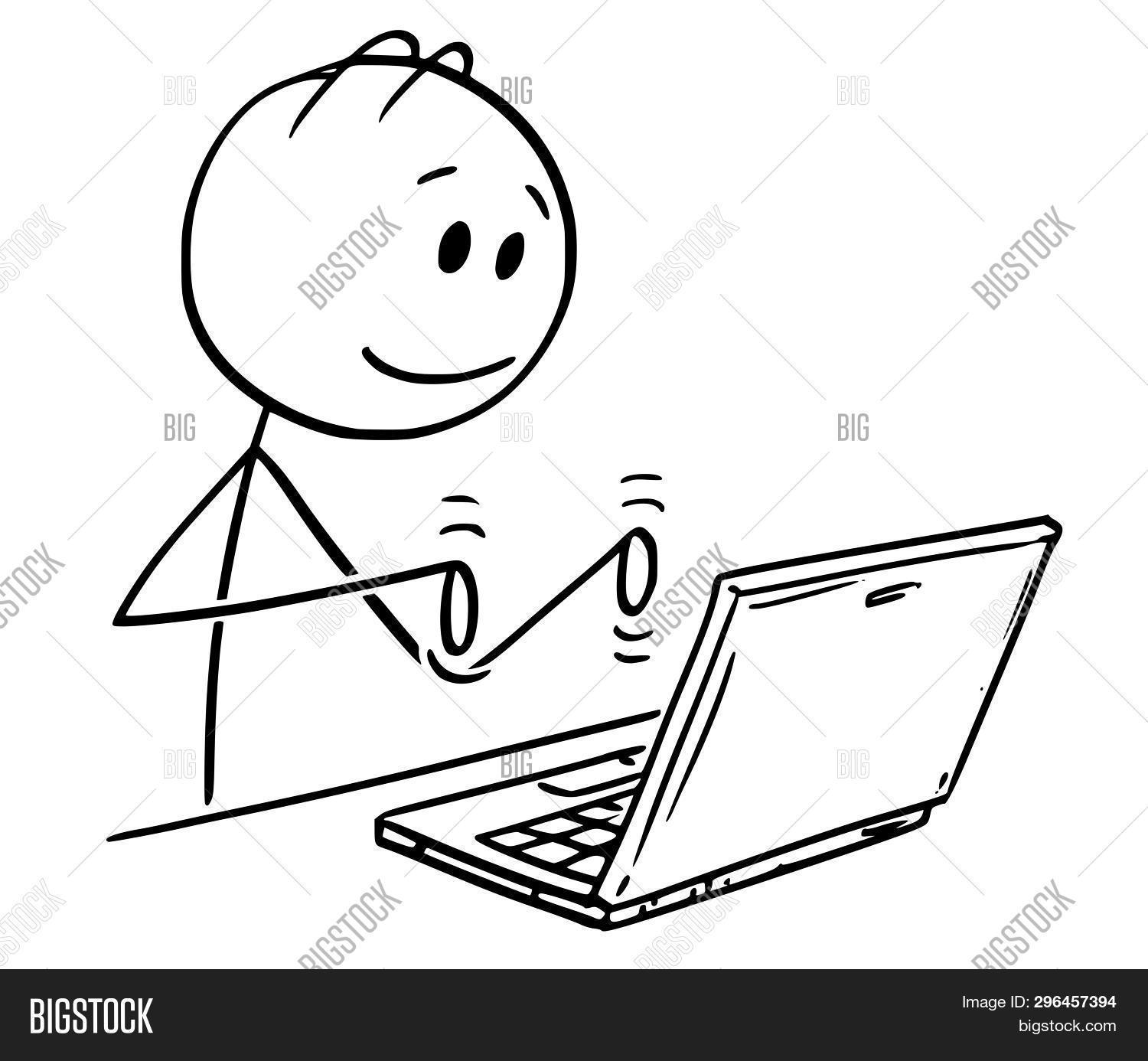 Cartoon Stick Figure Image & Photo (Free Trial) | Bigstock