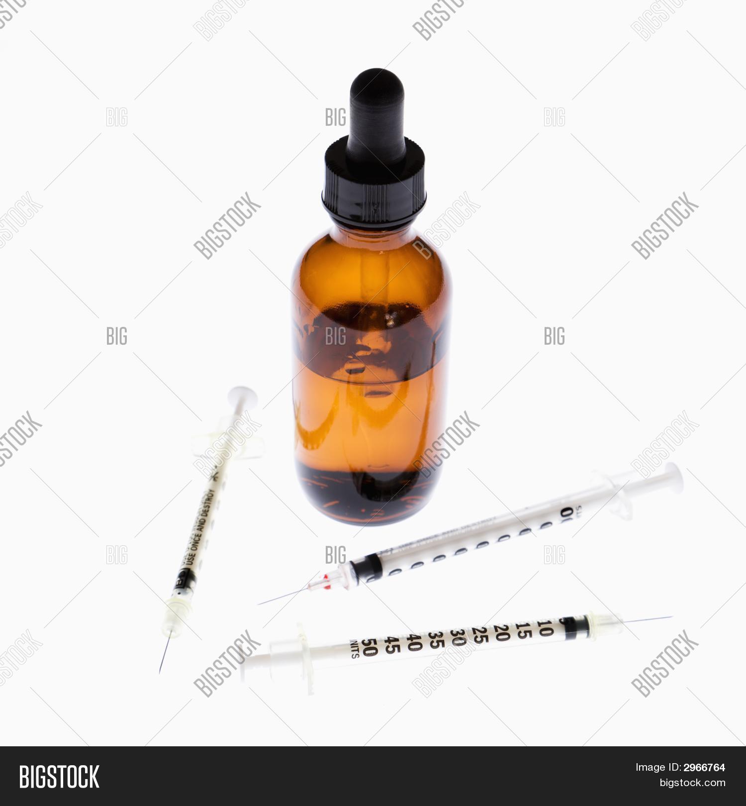 Needles Bottle Image & Photo (Free Trial) | Bigstock