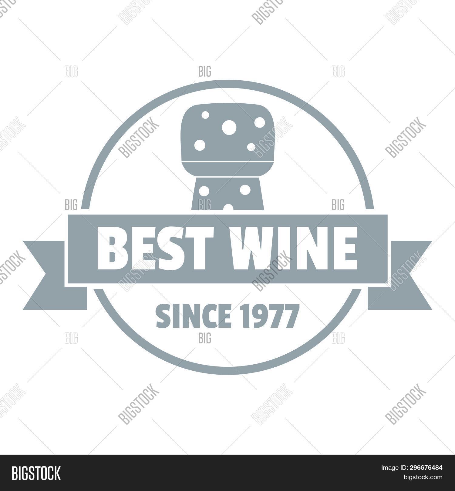 Best Wine Logo. Simple Image & Photo (Free Trial) | Bigstock