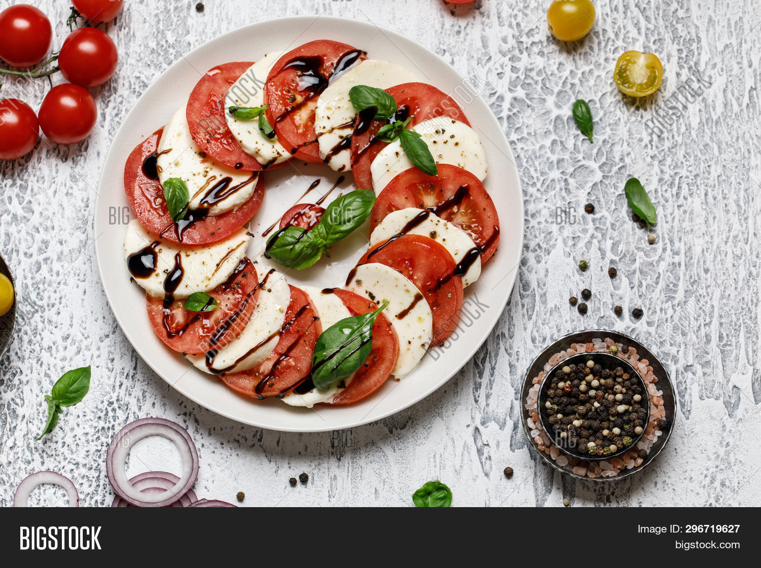 Italian Caprese Salad Image & Photo (Free Trial) | Bigstock