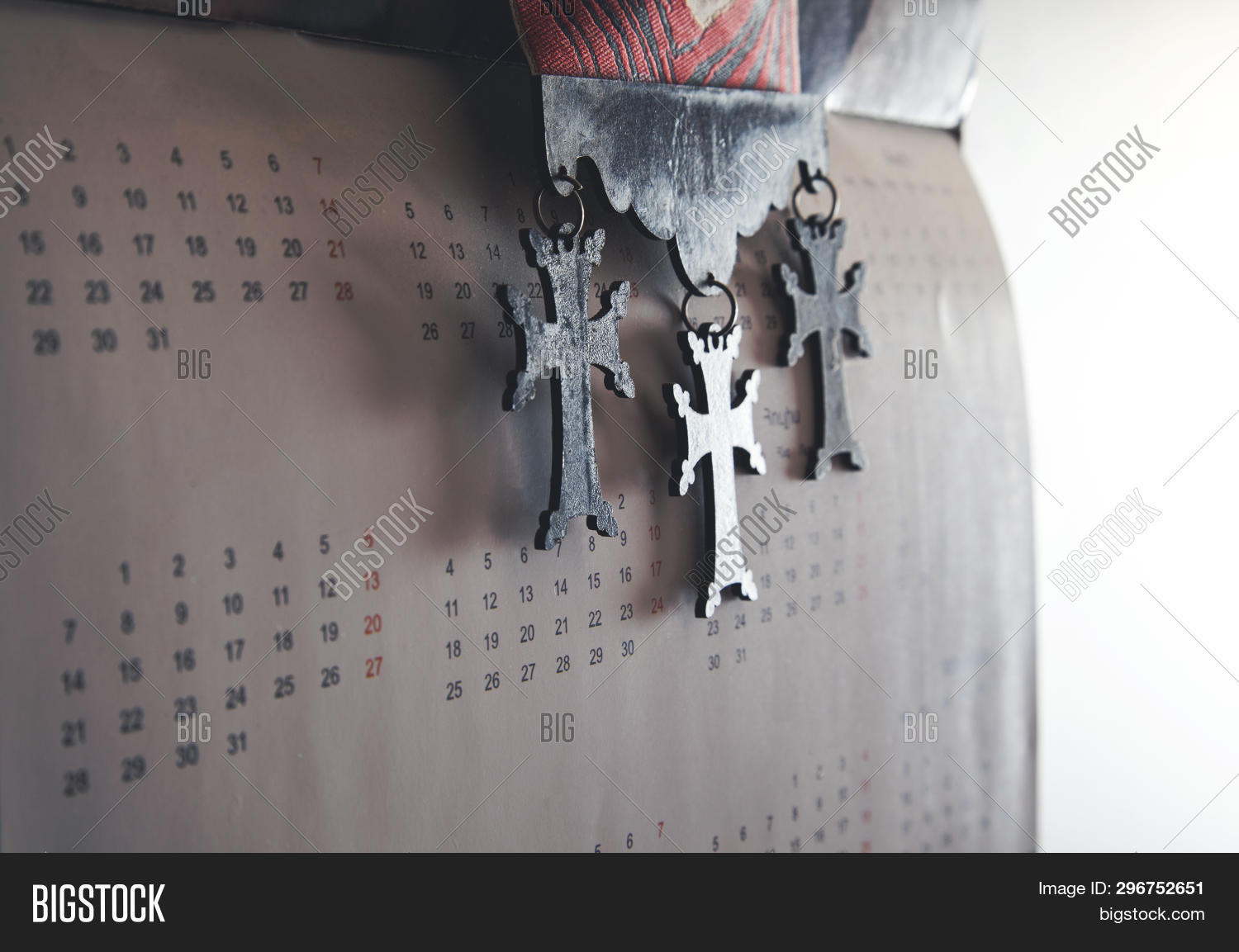 Wooden Cross Calendar Image & Photo (Free Trial) | Bigstock