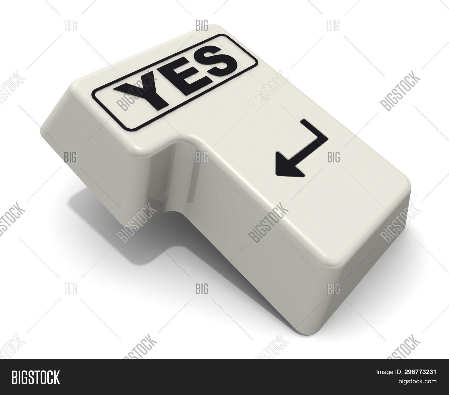 Enter Key Yes Word. Image & Photo (Free Trial) | Bigstock