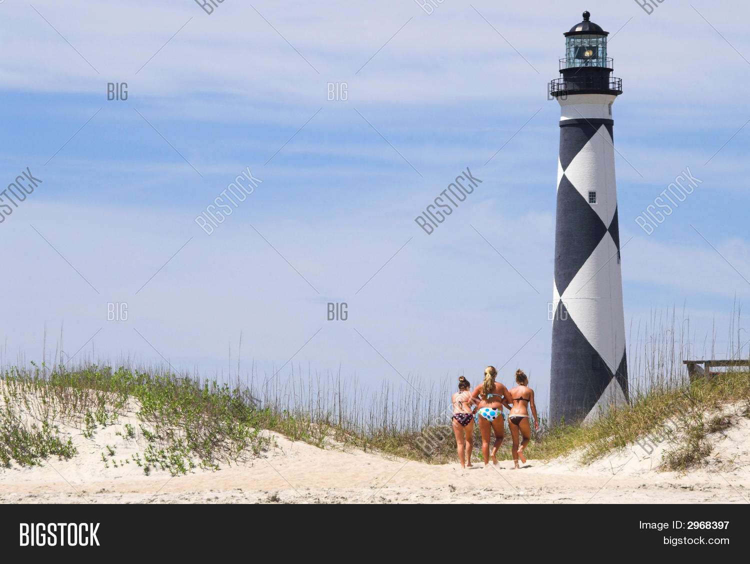 Girls Lighthouse Image & Photo (Free Trial) | Bigstock