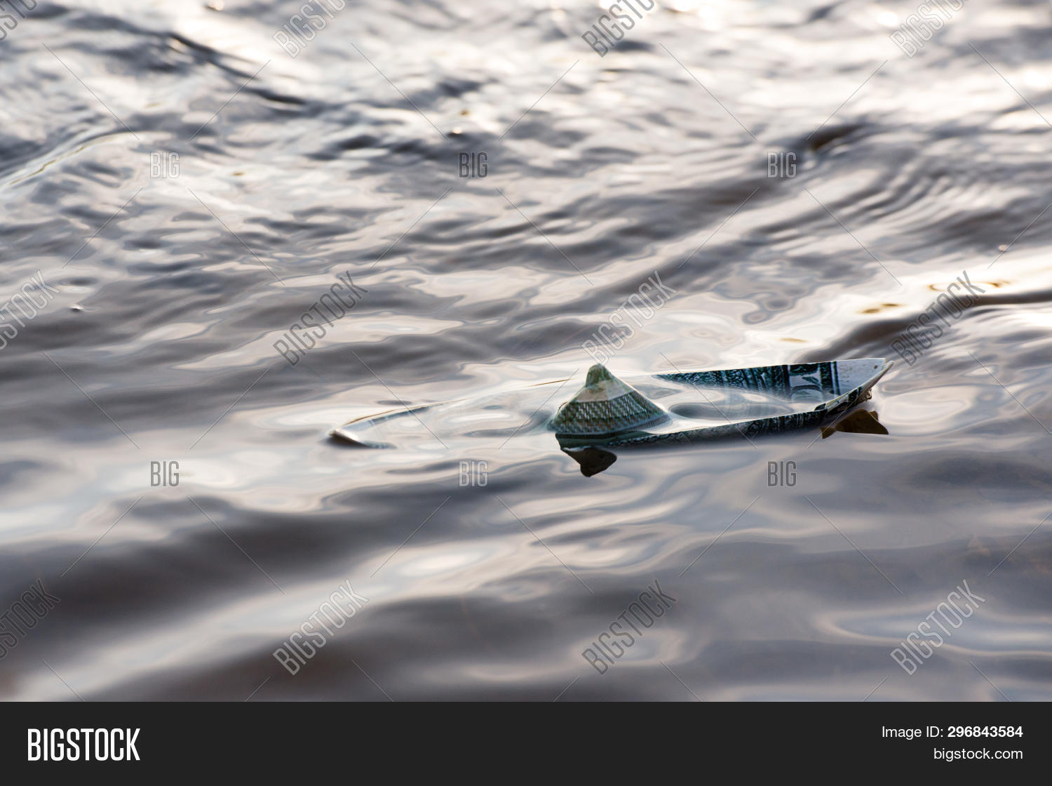 Paper Boat Dollar Bill Image & Photo (Free Trial) | Bigstock