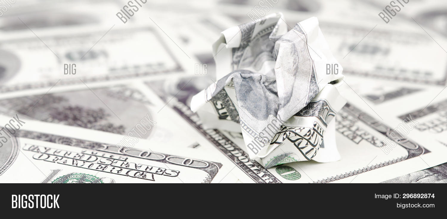 Crumpled Dollar Bill Image & Photo (Free Trial) | Bigstock