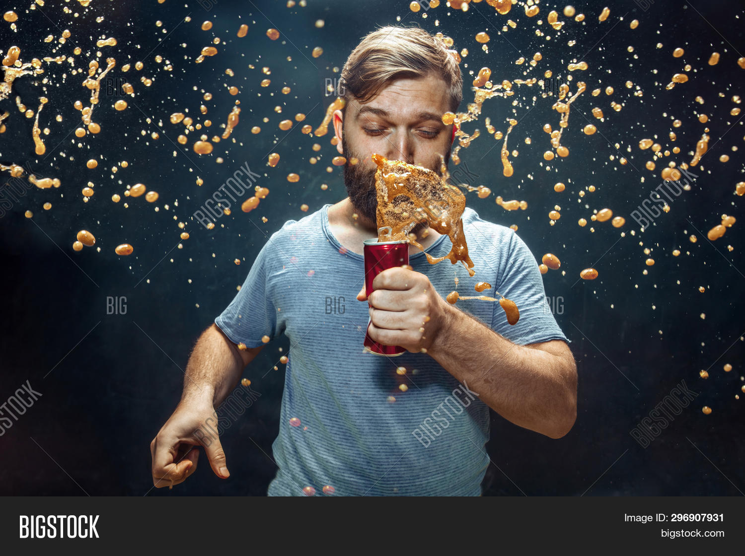 Man Drinking Cola Image & Photo (Free Trial) | Bigstock