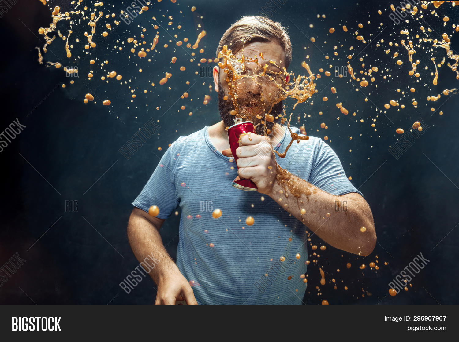 Man Drinking Cola Image & Photo (Free Trial) | Bigstock