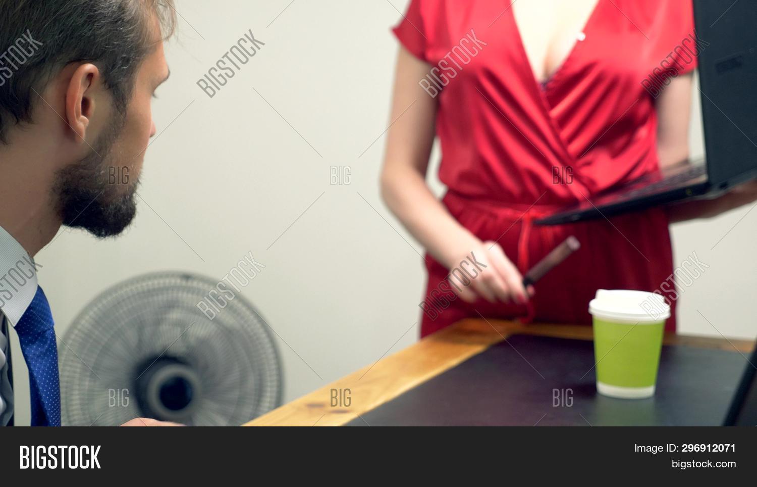 Office Flirt. Image & Photo (Free Trial) | Bigstock