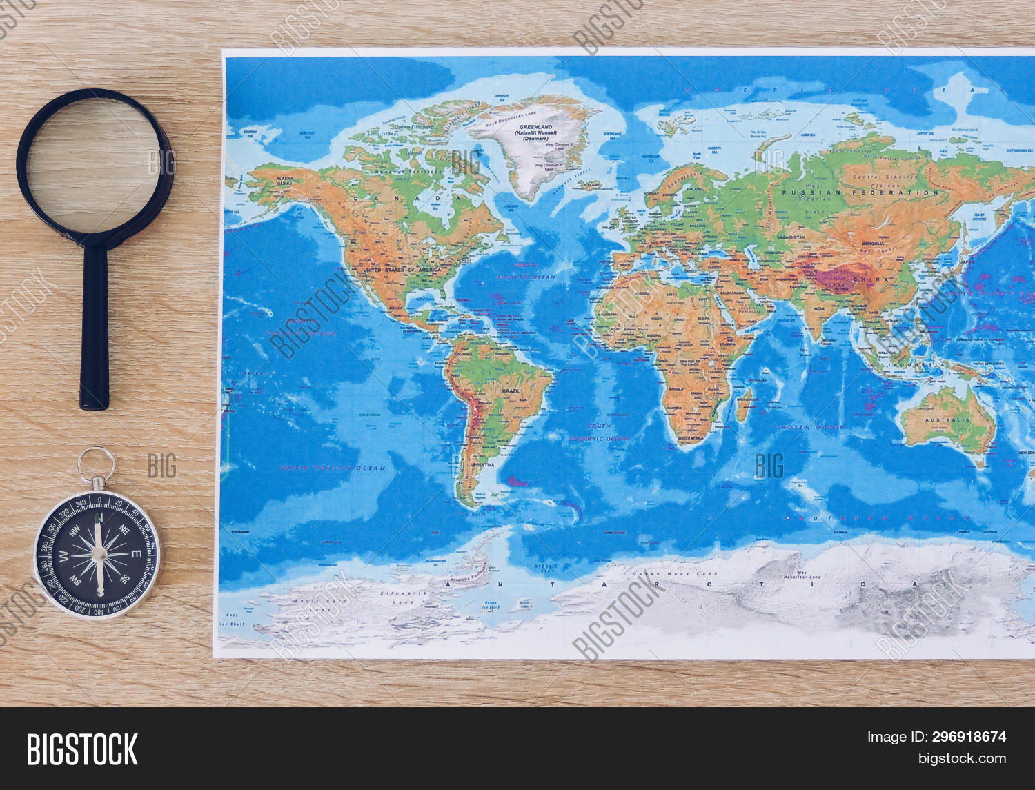 Top View Map Items. Image & Photo (Free Trial) | Bigstock