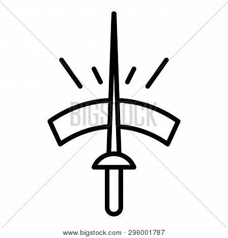 Fencing Sword Icon. Vector & Photo (Free Trial) | Bigstock