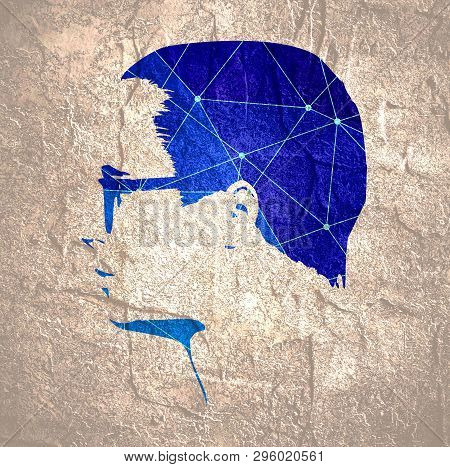 Man Avatar Side View. Image & Photo (Free Trial) | Bigstock