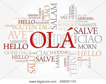 Ola (hello Greeting Image & Photo (Free Trial) | Bigstock
