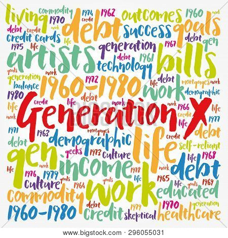 Generation X Word Image & Photo (Free Trial) | Bigstock