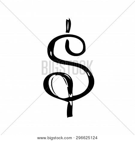 Dollar Sign. Hand Vector & Photo (Free Trial) | Bigstock
