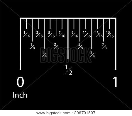 Inch Rulers. Inches Vector & Photo (Free Trial) | Bigstock