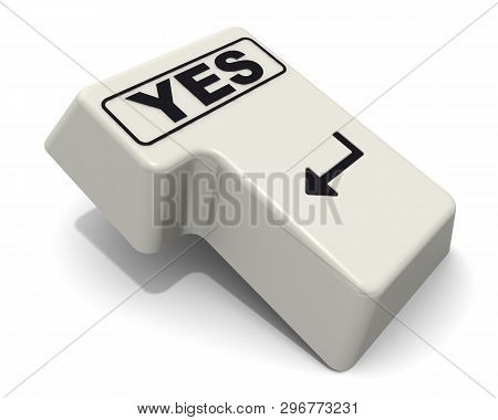 Enter Key Yes Word. Image & Photo (Free Trial) | Bigstock