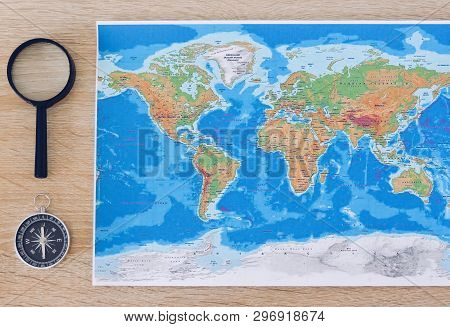 Top View Map Items. Image & Photo (Free Trial) | Bigstock