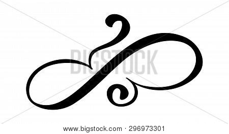 Infinity Calligraphy Vector & Photo (Free Trial) | Bigstock