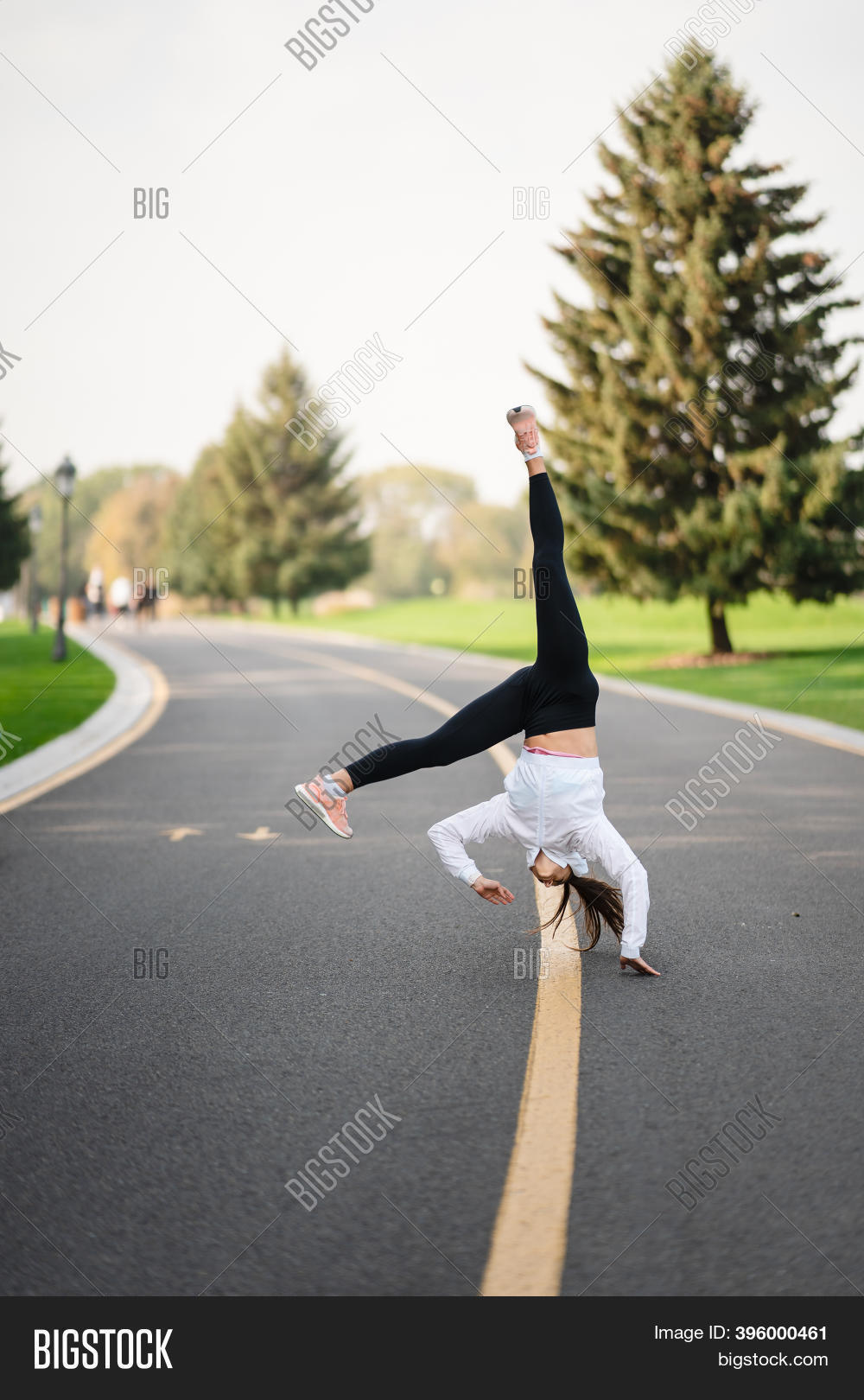 Woman Athlete Leaping Image & Photo (Free Trial) | Bigstock