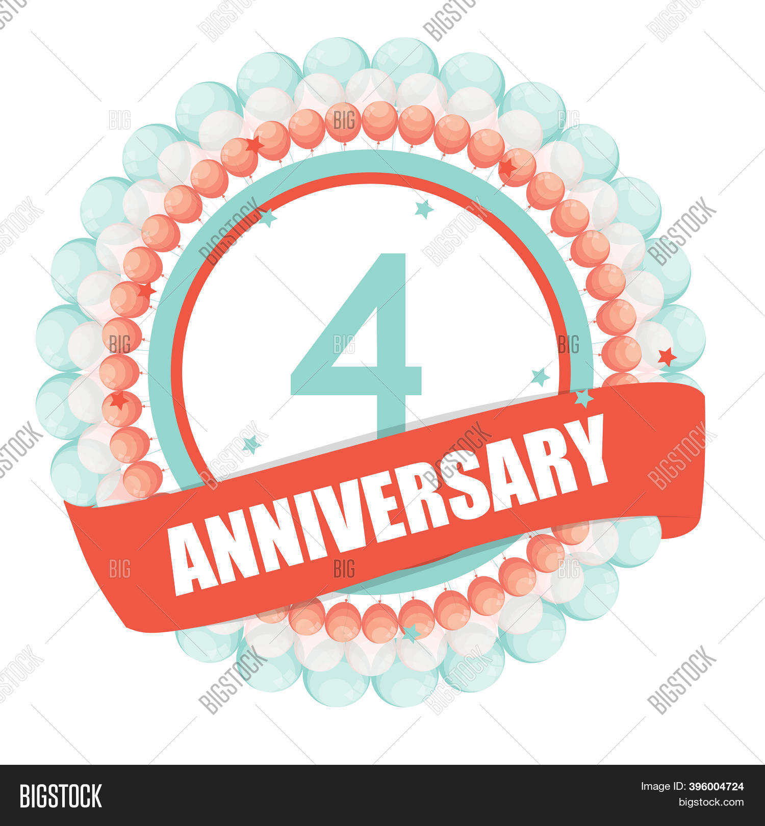 Cute Template 4 Years Image & Photo (Free Trial) | Bigstock