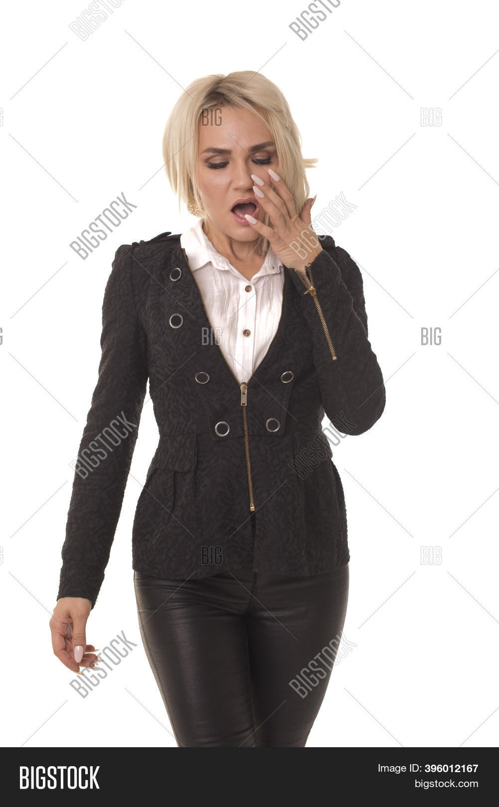 Scared Girl Open Mouth Image & Photo (Free Trial) | Bigstock