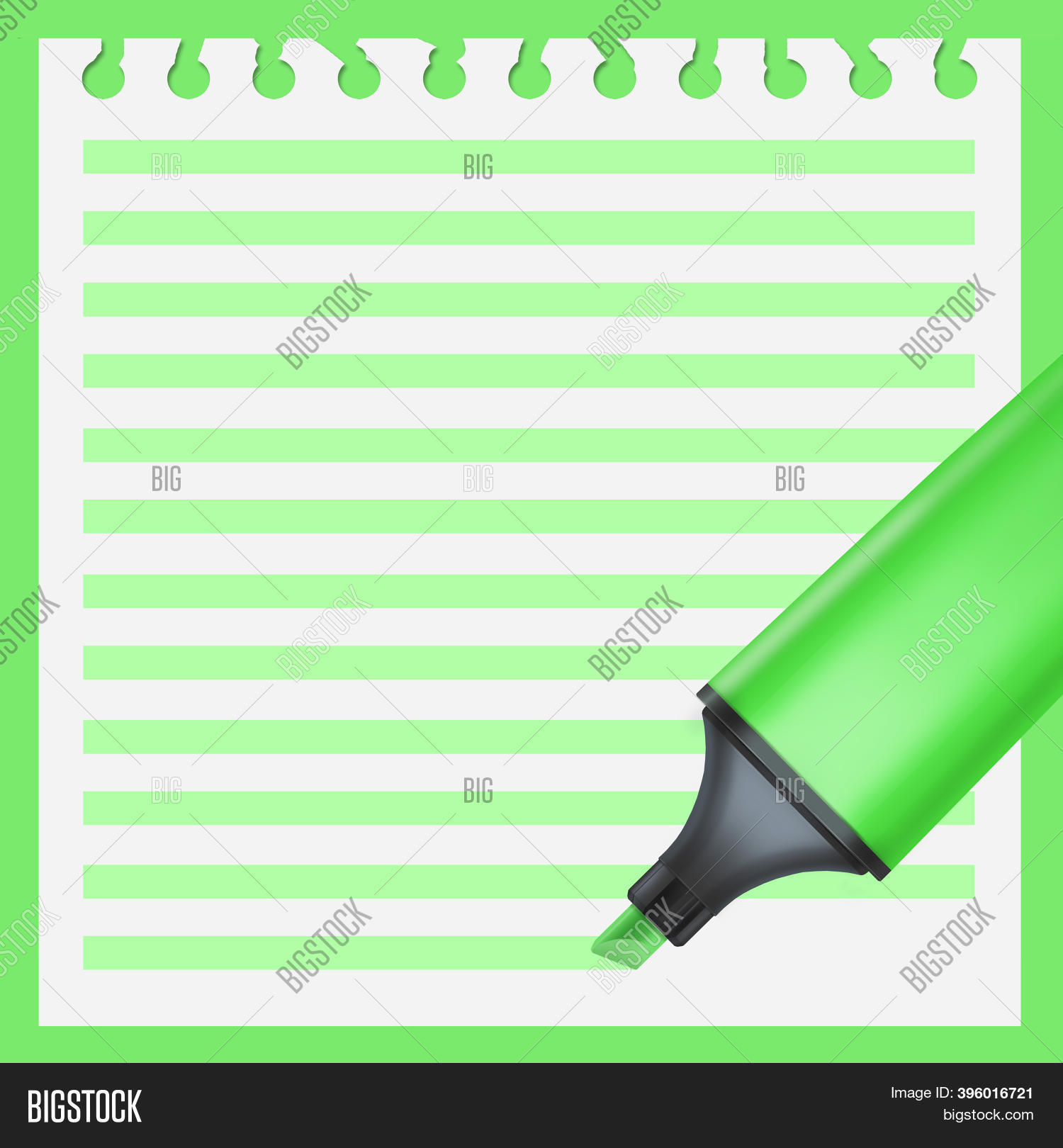 Highlighter Pen Note Image & Photo (Free Trial) | Bigstock
