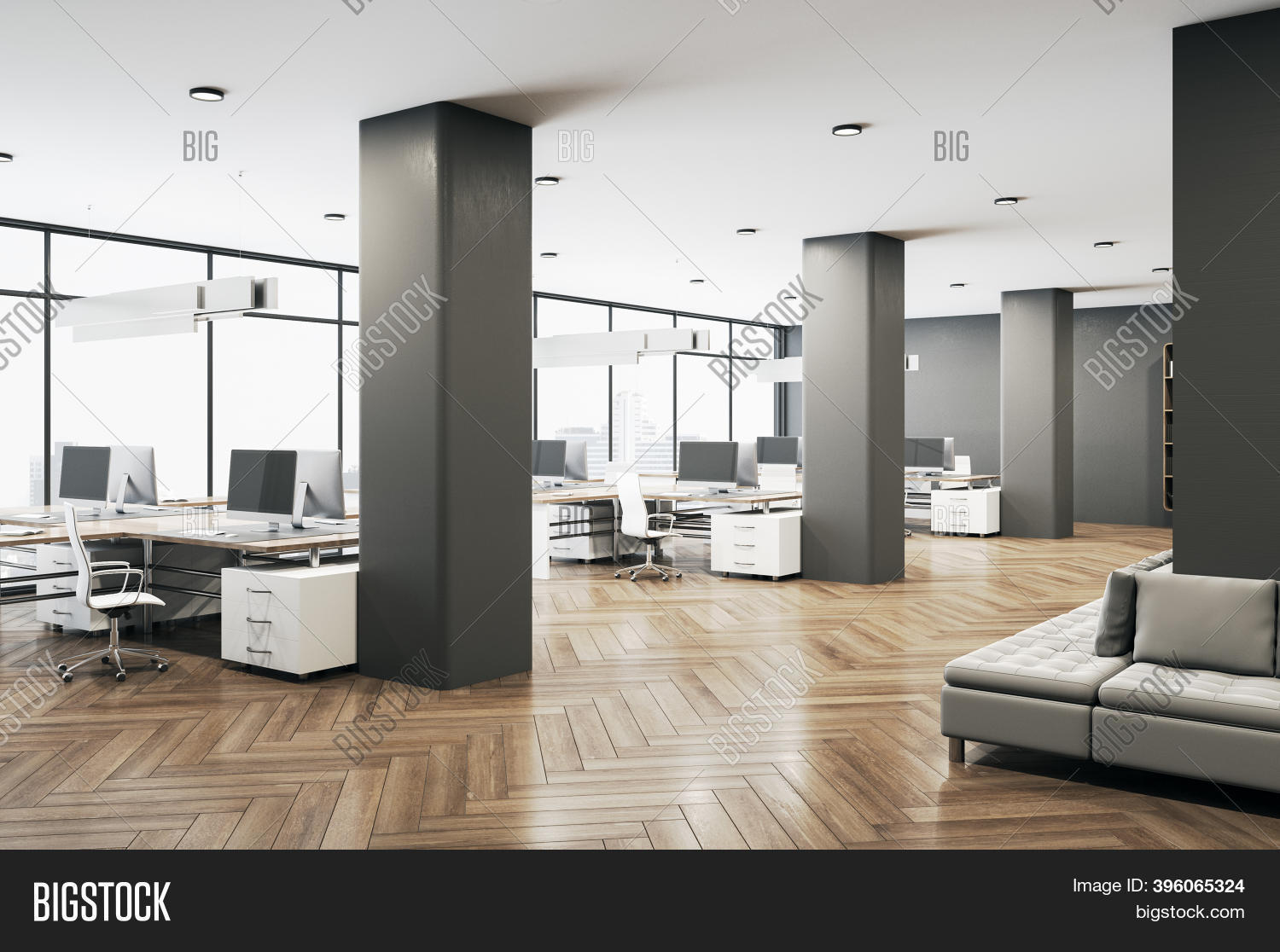 Modern Office Interior Image & Photo (Free Trial) | Bigstock