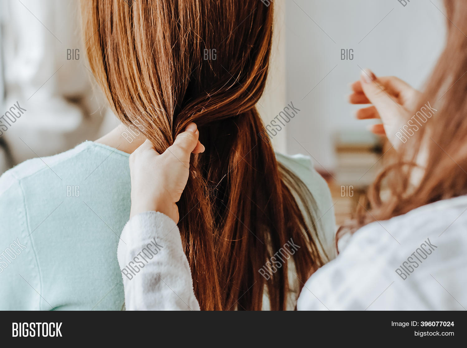 Two Girls Braid Their Image & Photo (Free Trial) | Bigstock