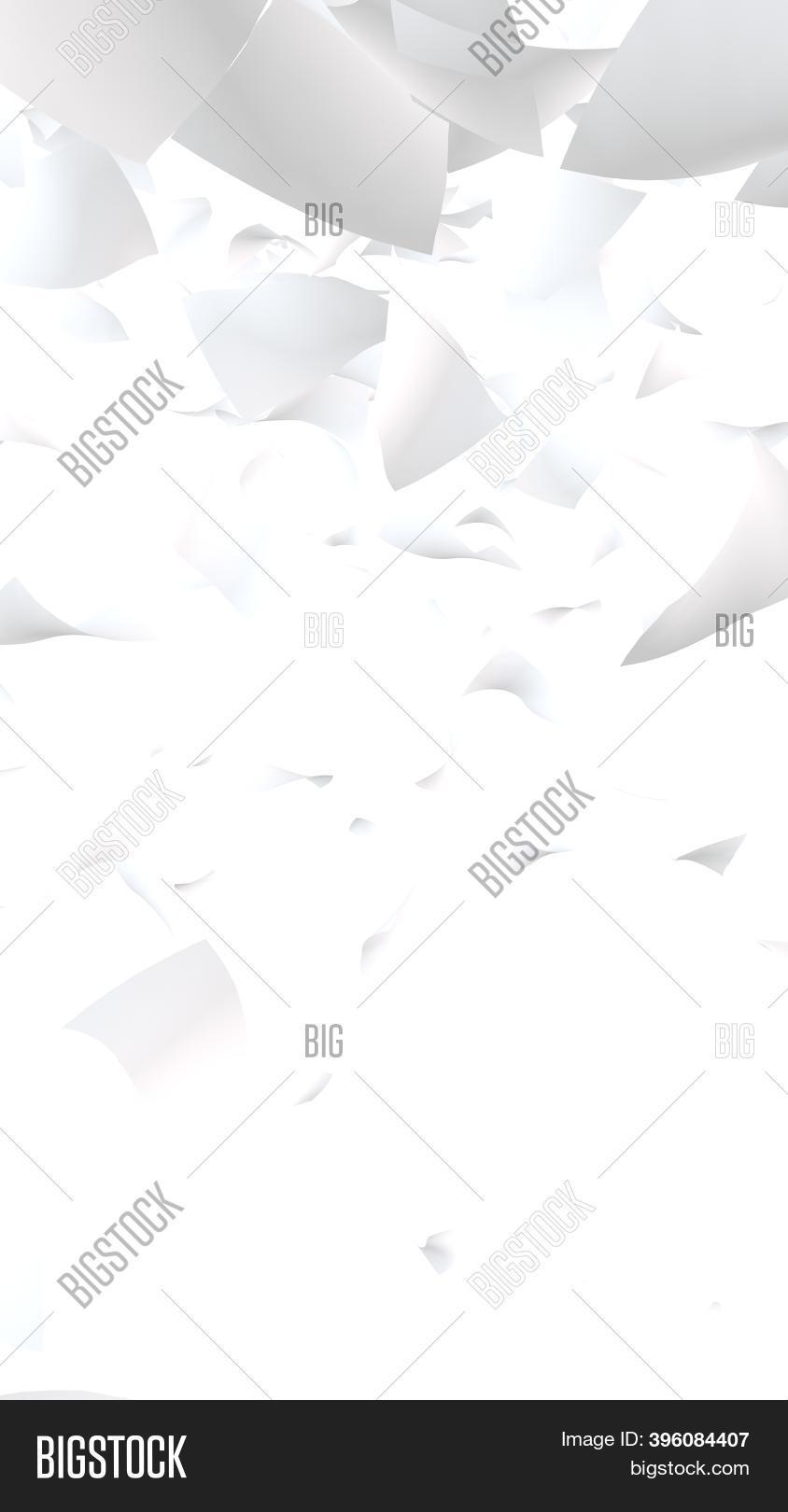 Flying Sheets Paper Image & Photo (Free Trial) | Bigstock
