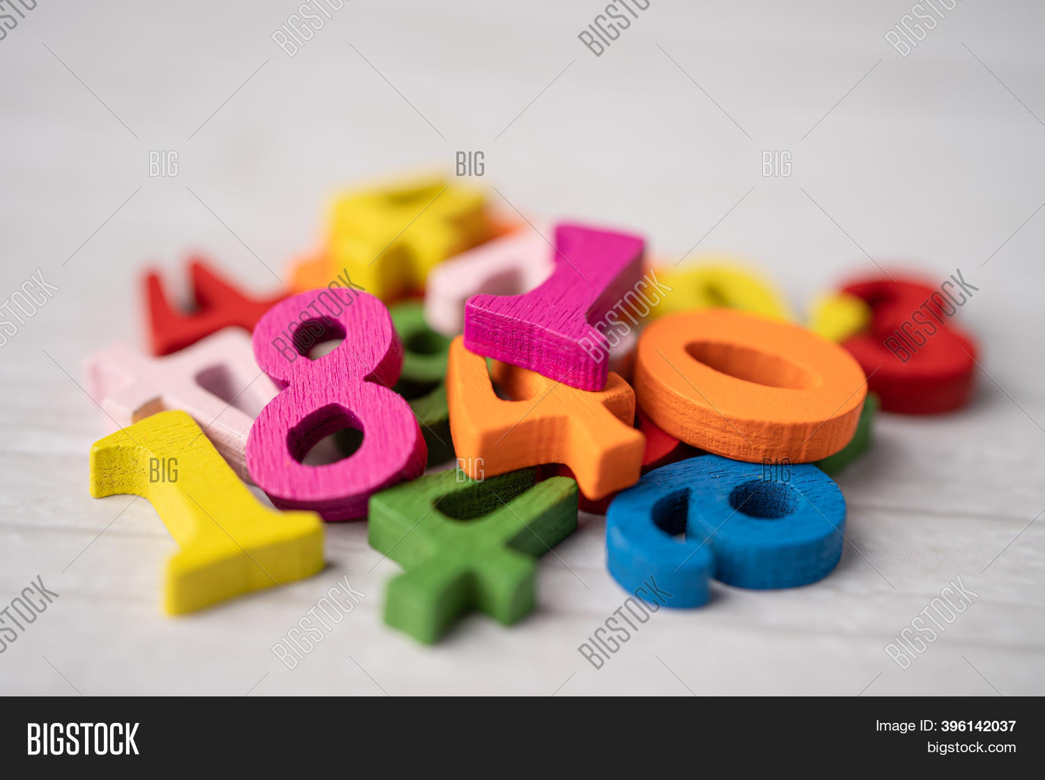 Math Number Colorful Image & Photo (Free Trial) | Bigstock