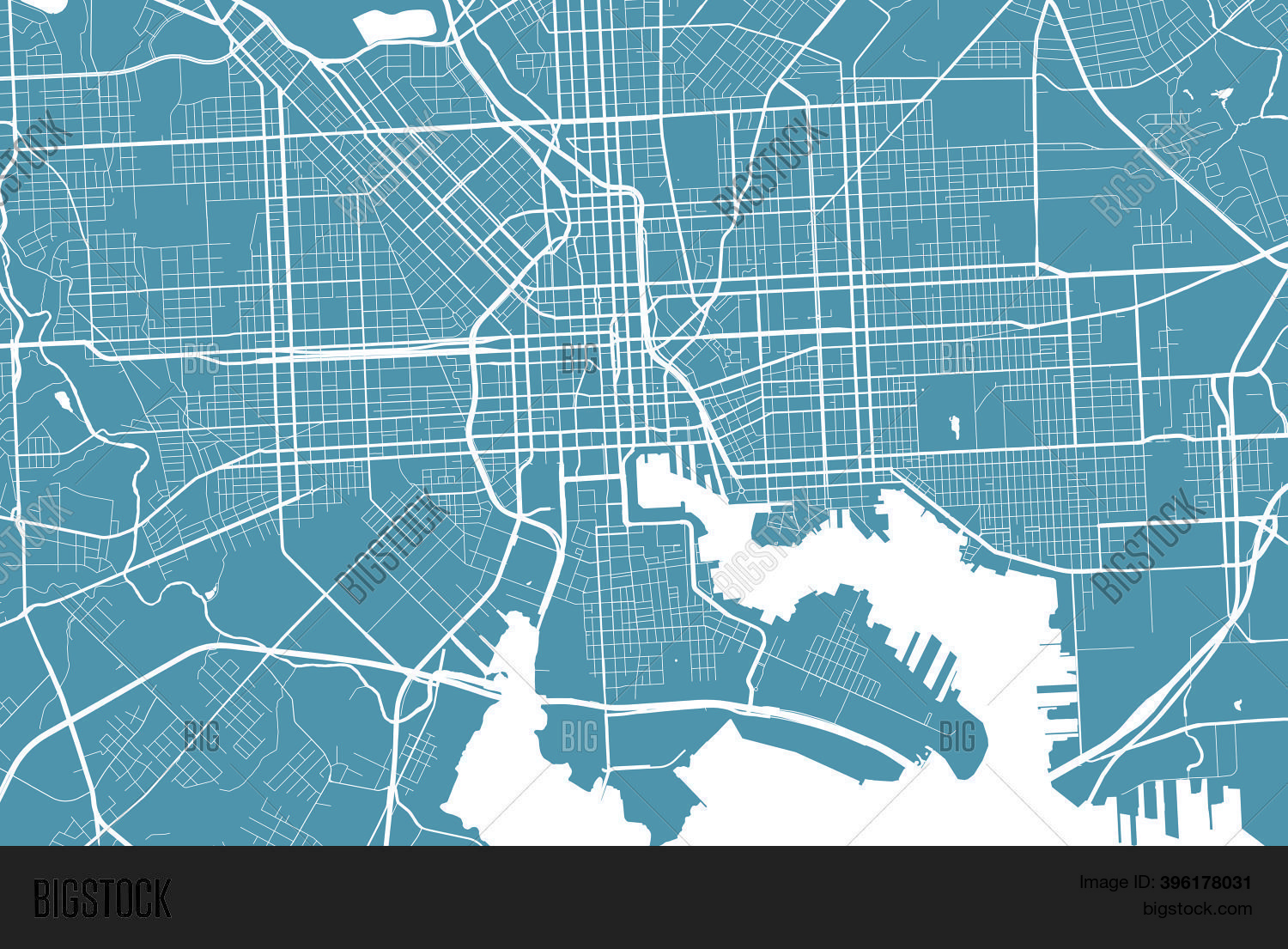 Detailed Map Vector & Photo (Free Trial) | Bigstock