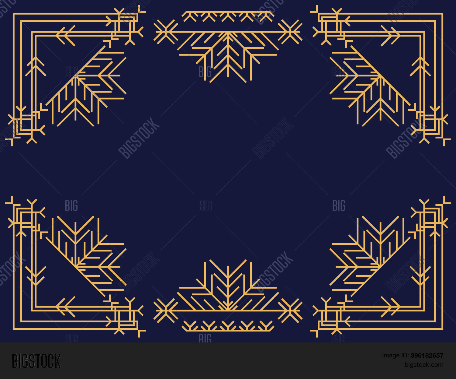 Christmas Frame Art Vector & Photo (Free Trial) | Bigstock