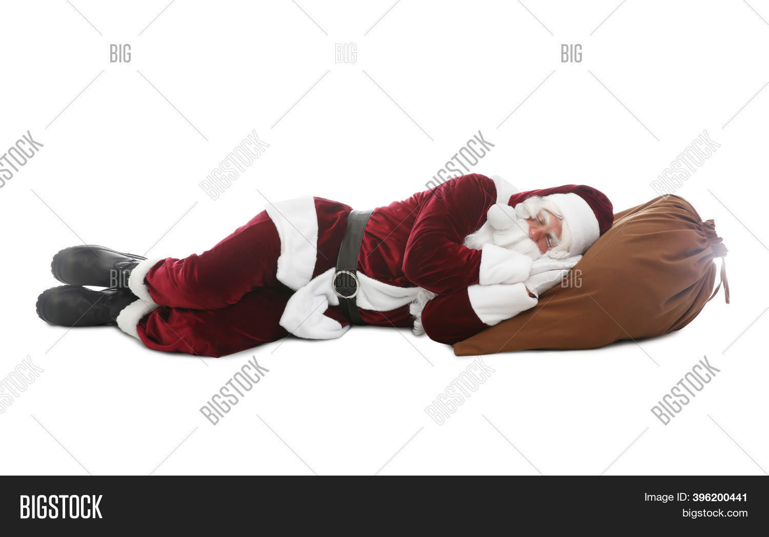 Santa Claus Sleeping Image & Photo (Free Trial) | Bigstock