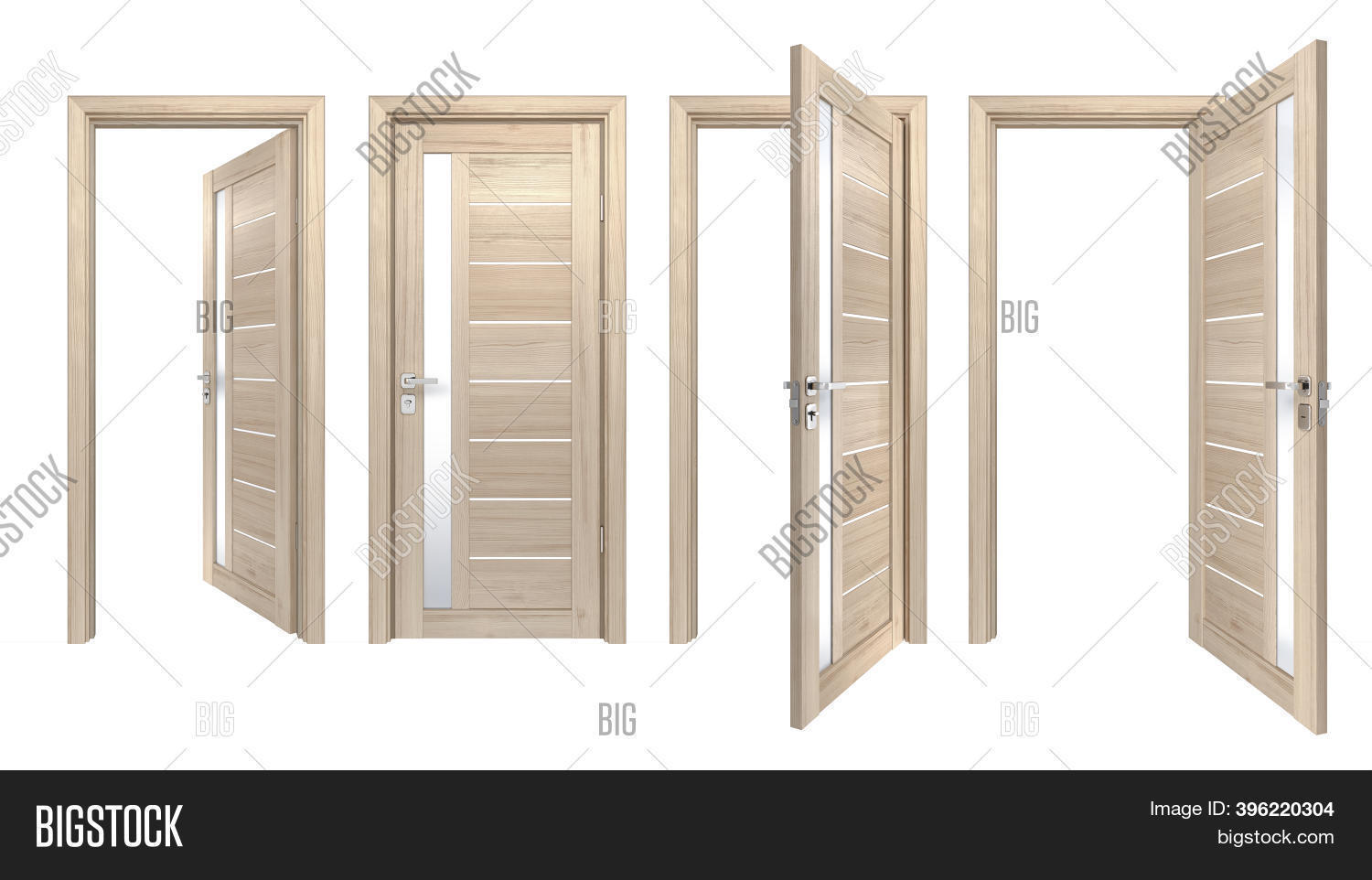 Set 3d Realistic Doors Image & Photo (Free Trial) | Bigstock