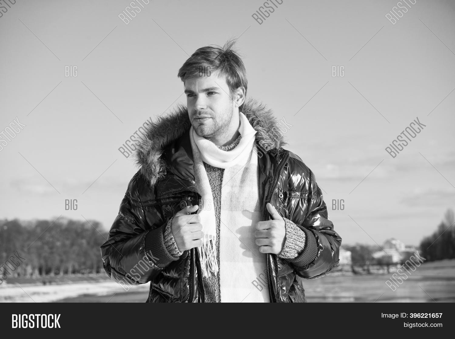 Winter Warmness. Male Image & Photo (Free Trial) | Bigstock