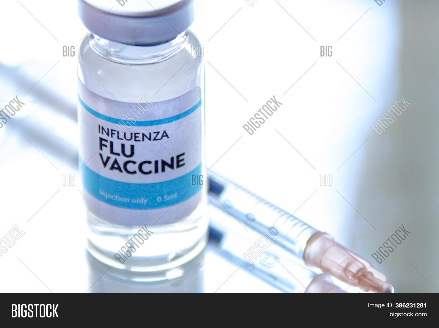 Bottle Influenza Flu Image & Photo (Free Trial) | Bigstock