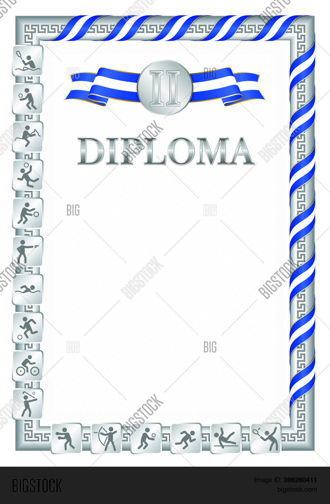 Vertical Diploma Vector & Photo (Free Trial) | Bigstock