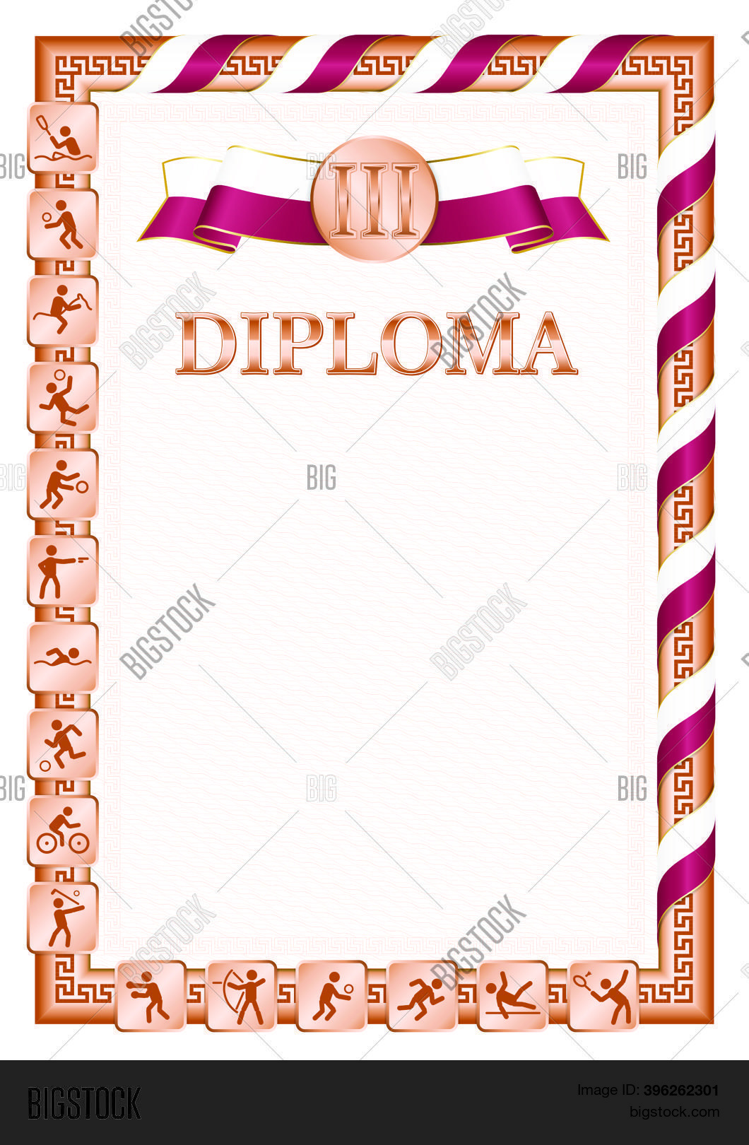 Vertical Diploma Vector & Photo (Free Trial) | Bigstock