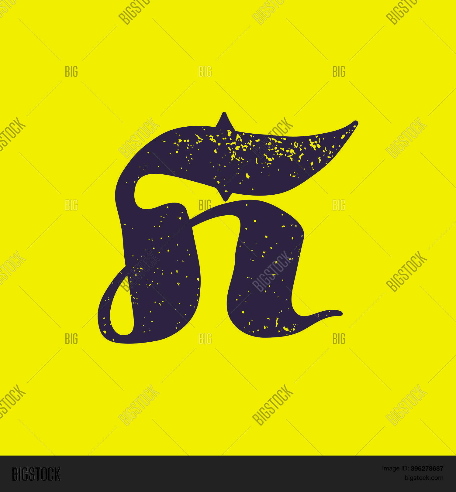 H Letter Calligraphy Vector & Photo (Free Trial) | Bigstock