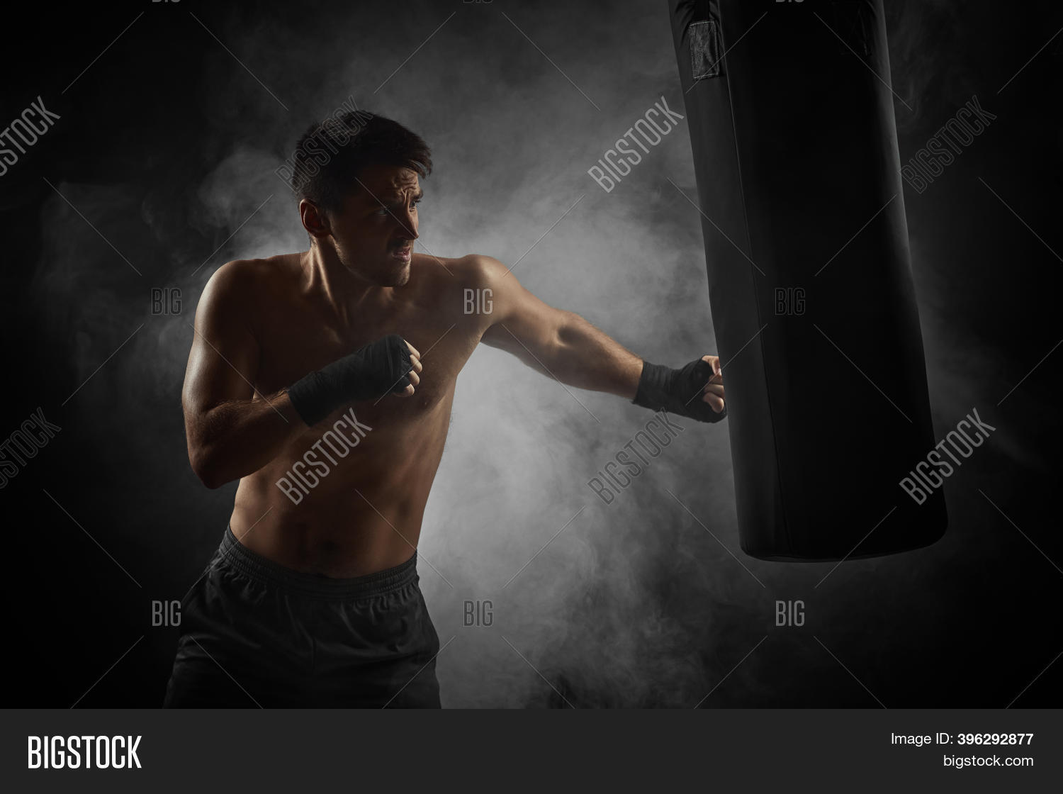 Aggressive Boxer Black Image & Photo (Free Trial) | Bigstock