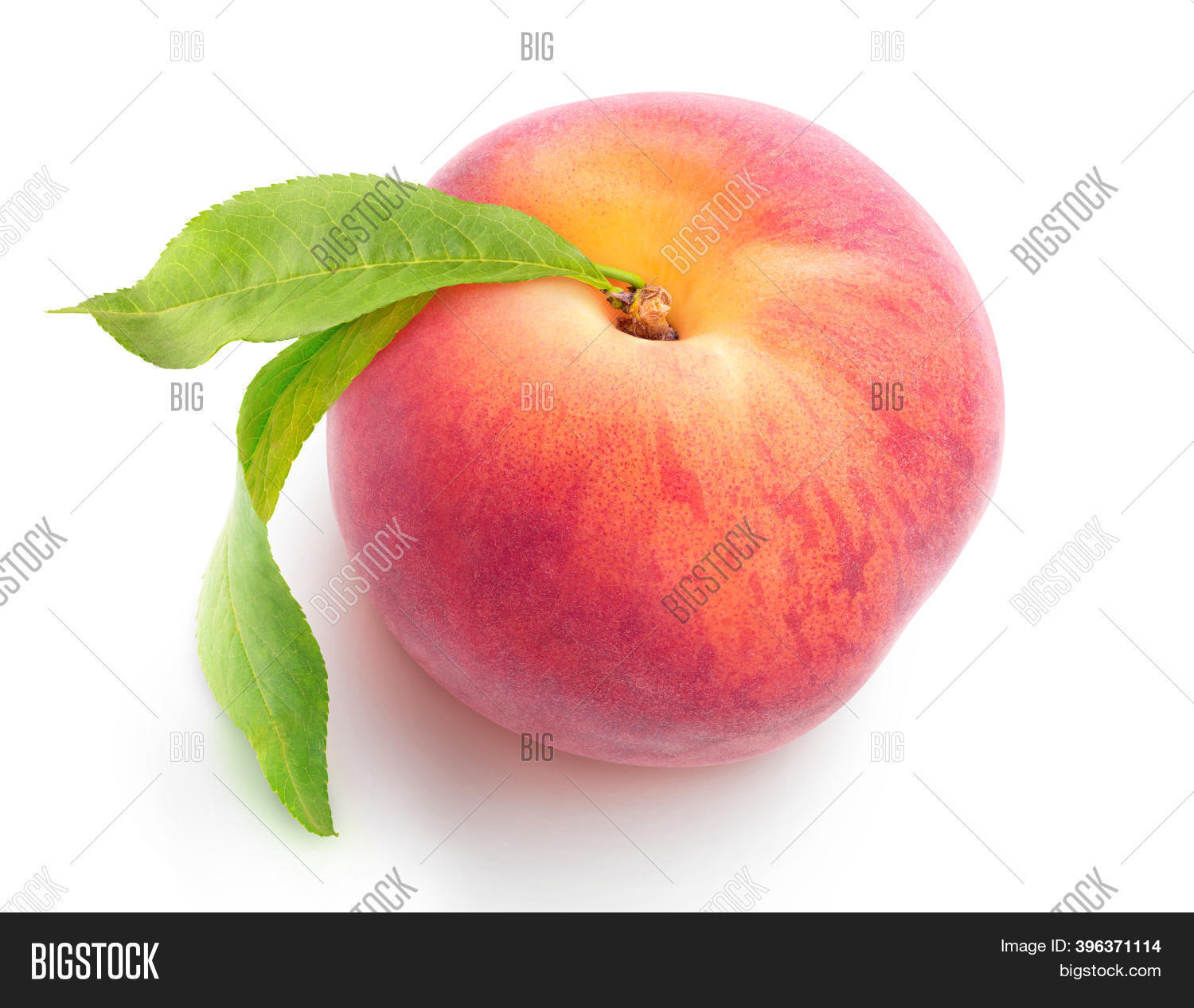 One Pink Peach Fruit Image & Photo (Free Trial) | Bigstock
