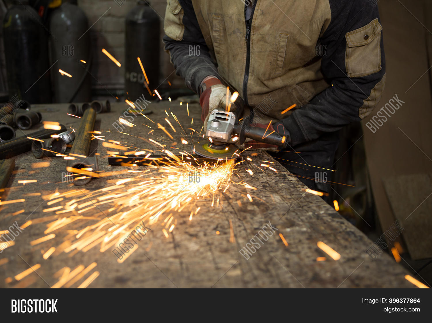 Bright Sparks Flying Image & Photo (Free Trial) | Bigstock